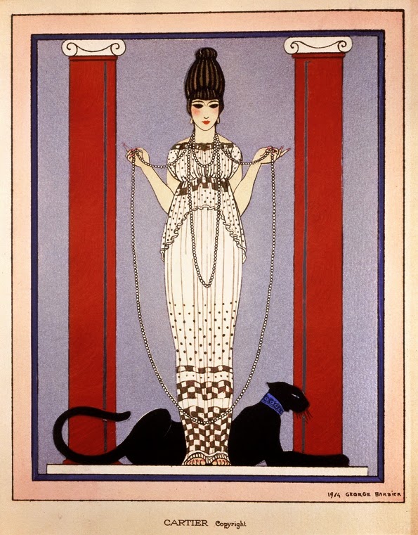File:‘Lady with Panther’ by George Barbier for Cartier, 1914.jpg ...