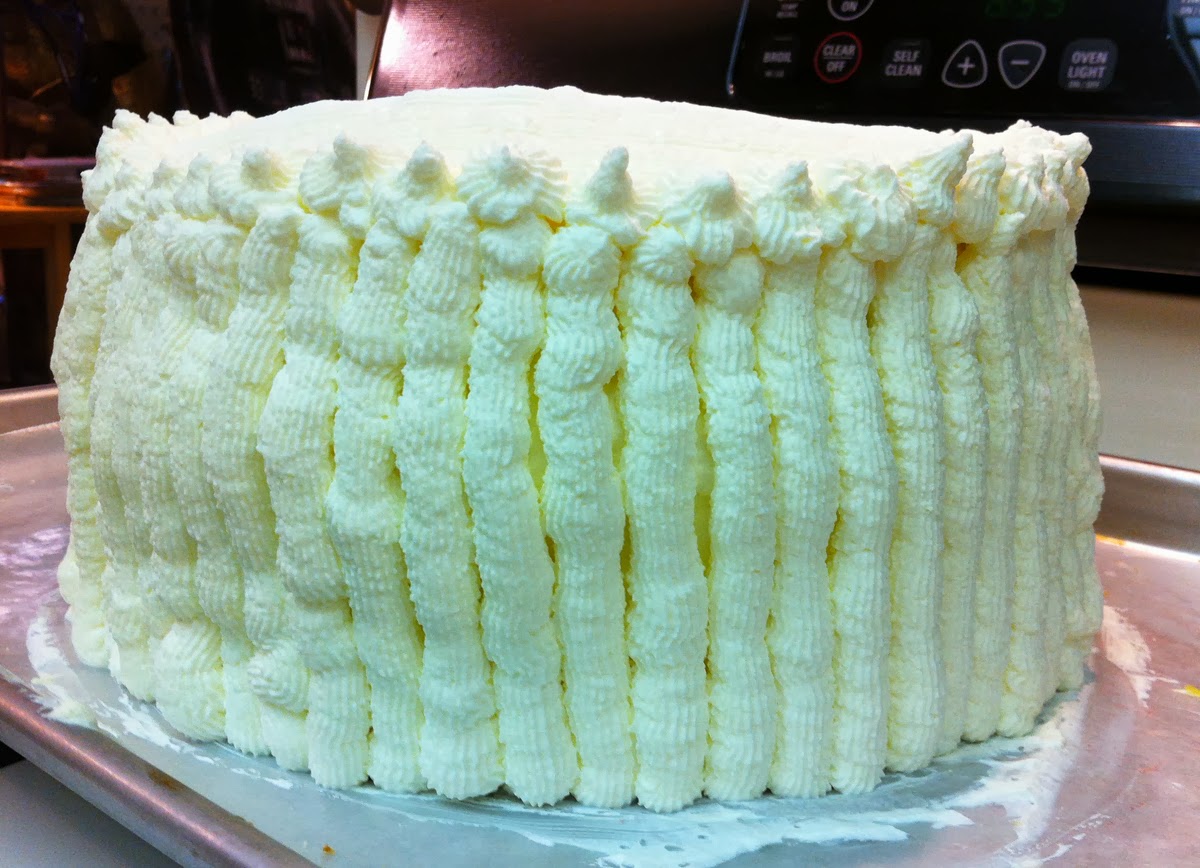 Strawberry Custard Cassata Cake