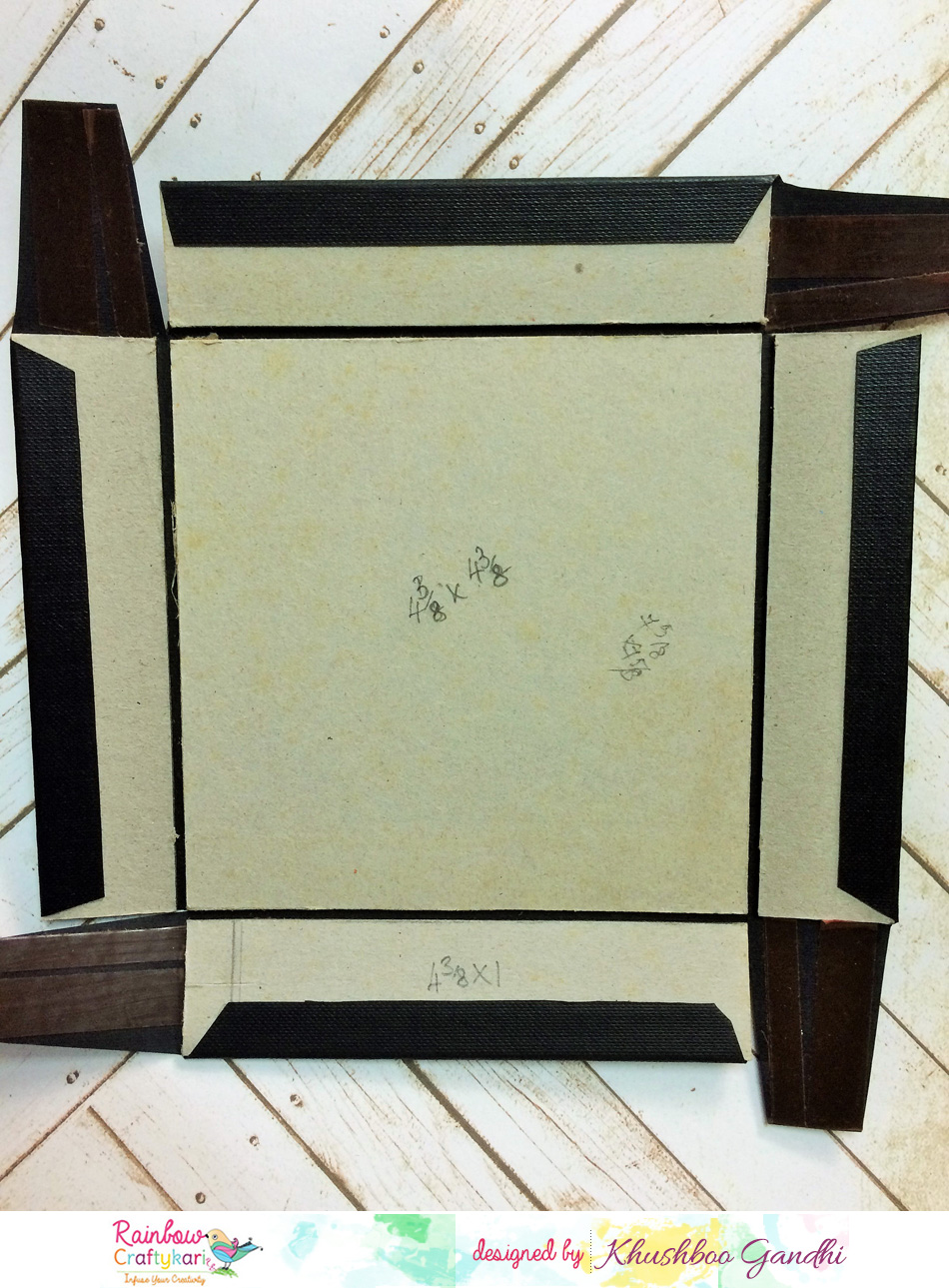Welcome to Rainbow Craftykari Blog: Quick and Easy Chipboard Box ...