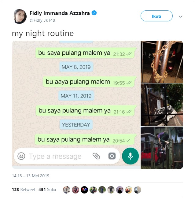 Punya Ibu Kos yang Cuek, Fidly JKT48 Curhat Tiap Pulang Latihan Harus ...