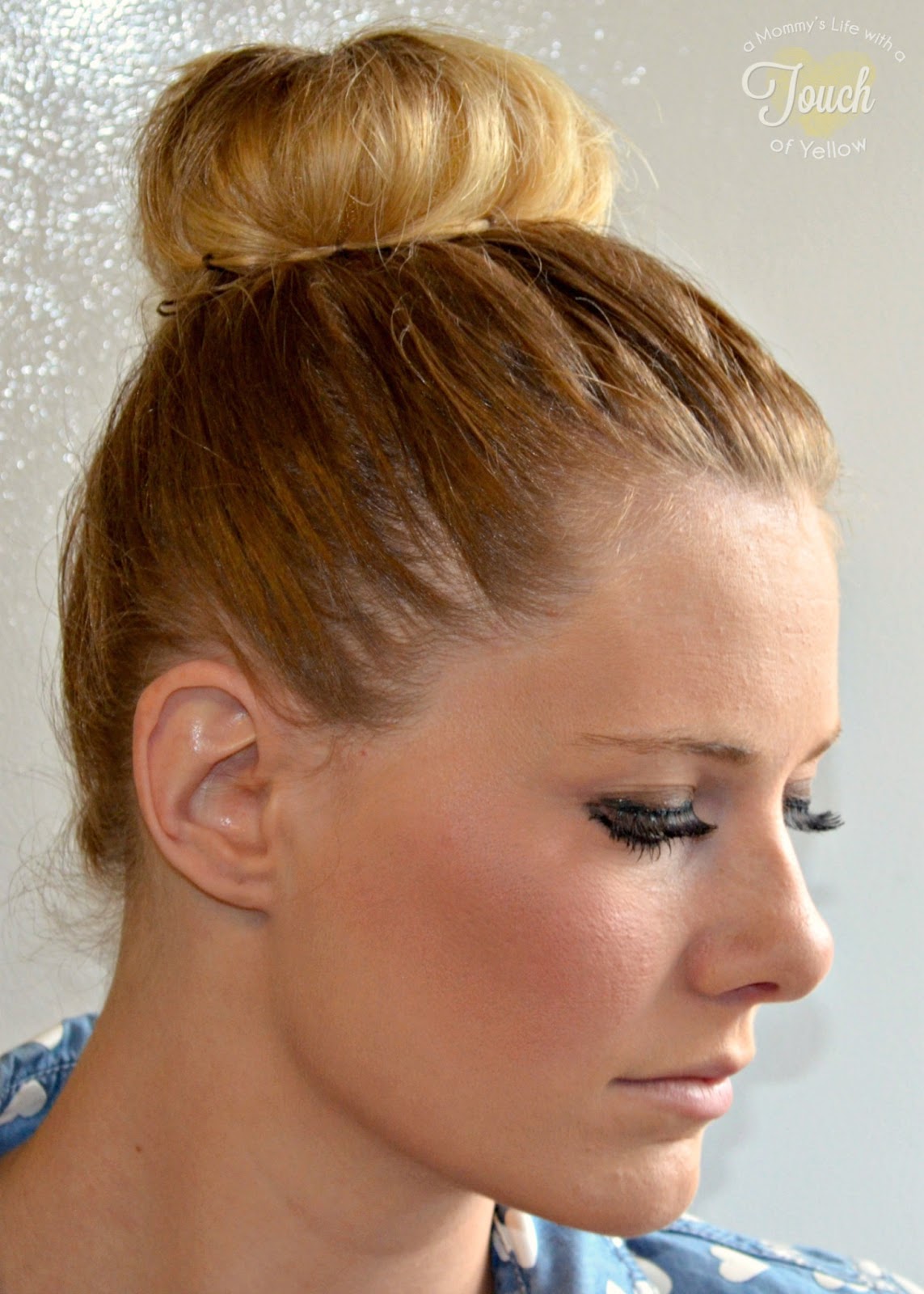 A mommy's life...with a touch of YELLOW: Easy Summer Top Bun {Hair ...