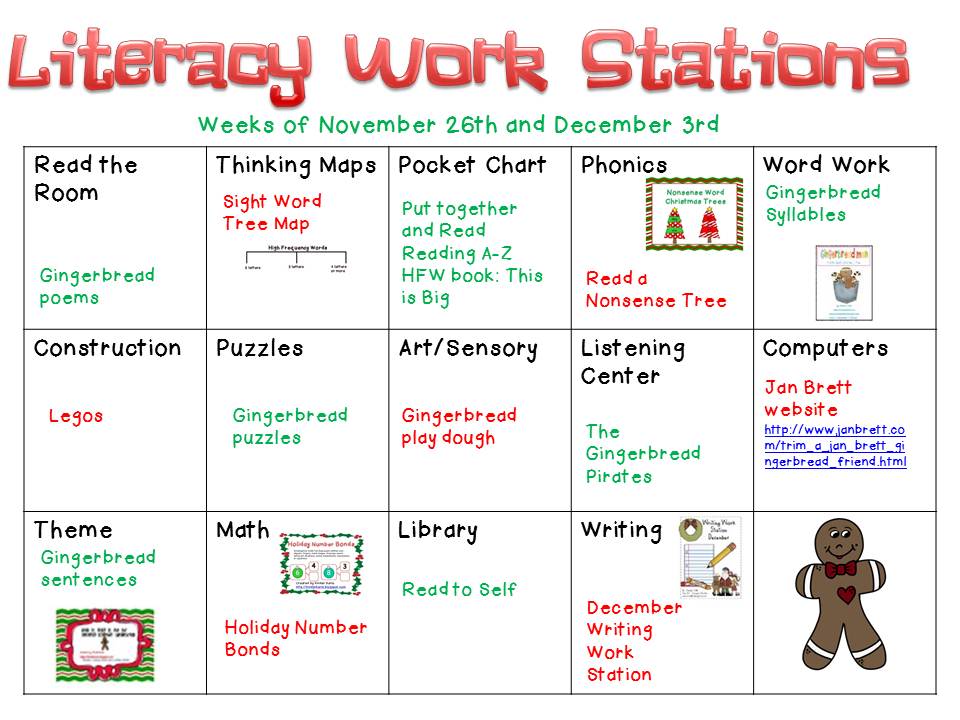 Karla's Kreations: Literacy Work Stations