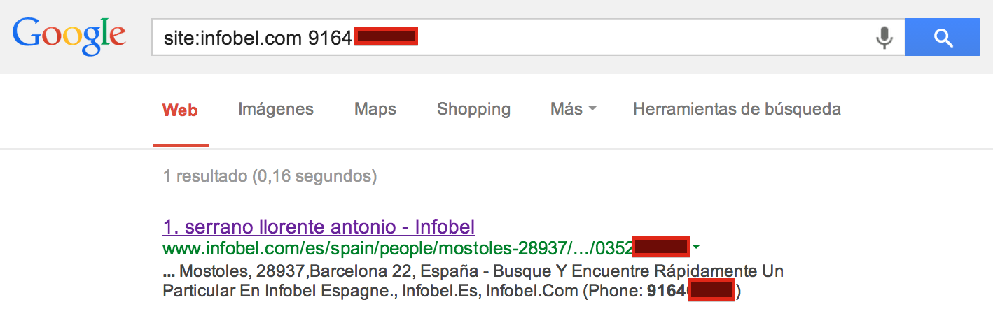 Un informático en el lado del mal: Búsqueda de dueños de números de ...