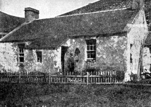 Tour Scotland: Old Photograph Manse St Kilda Scotland