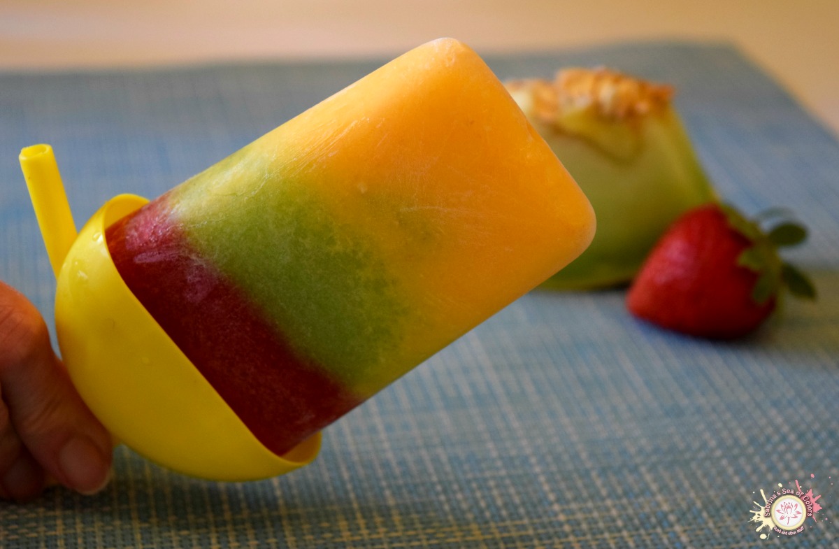 Helados triple fruta, saludables! - Sabrina´s Sea of Colors