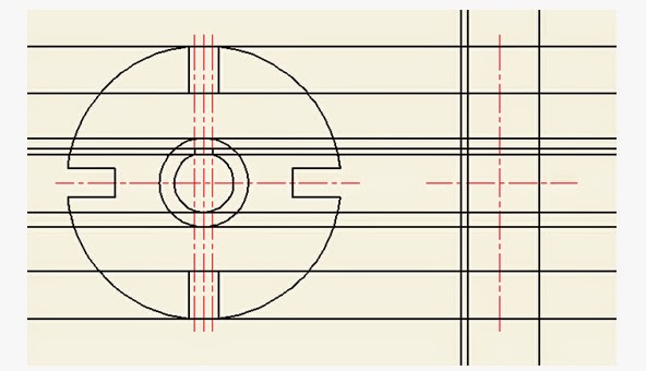 CADFamily.com: Autocad tutorial-- Facing cutter drawing