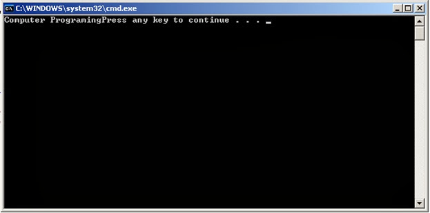 C# Programming Buzz: 1- Using C# Program print a line on console.