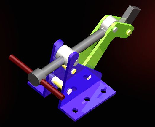 Pro Design Models - PDM: Assembly Design - Quick Acting Hold Down Clamp