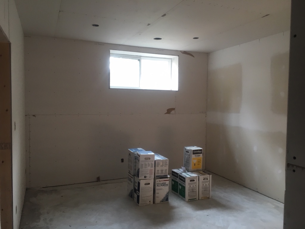 cub's corner: Drywall, Cabinets, Countertops