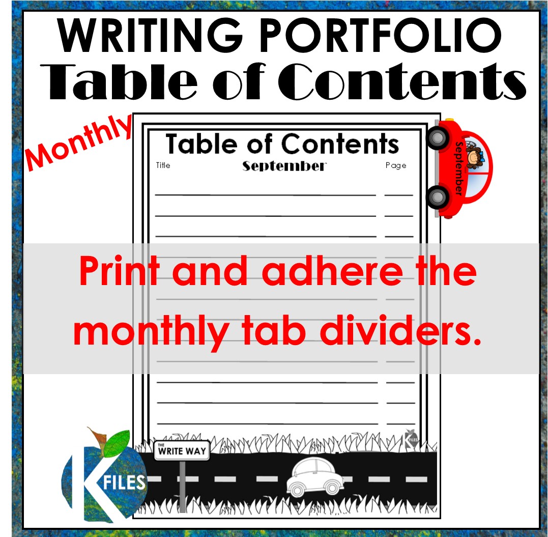 The K Files: Showcase Your Young Author's Writing in a Writing Portfolio