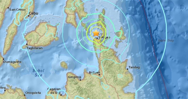 Magnitude 6.7 earthquake hits Surigao City - The Summit Express