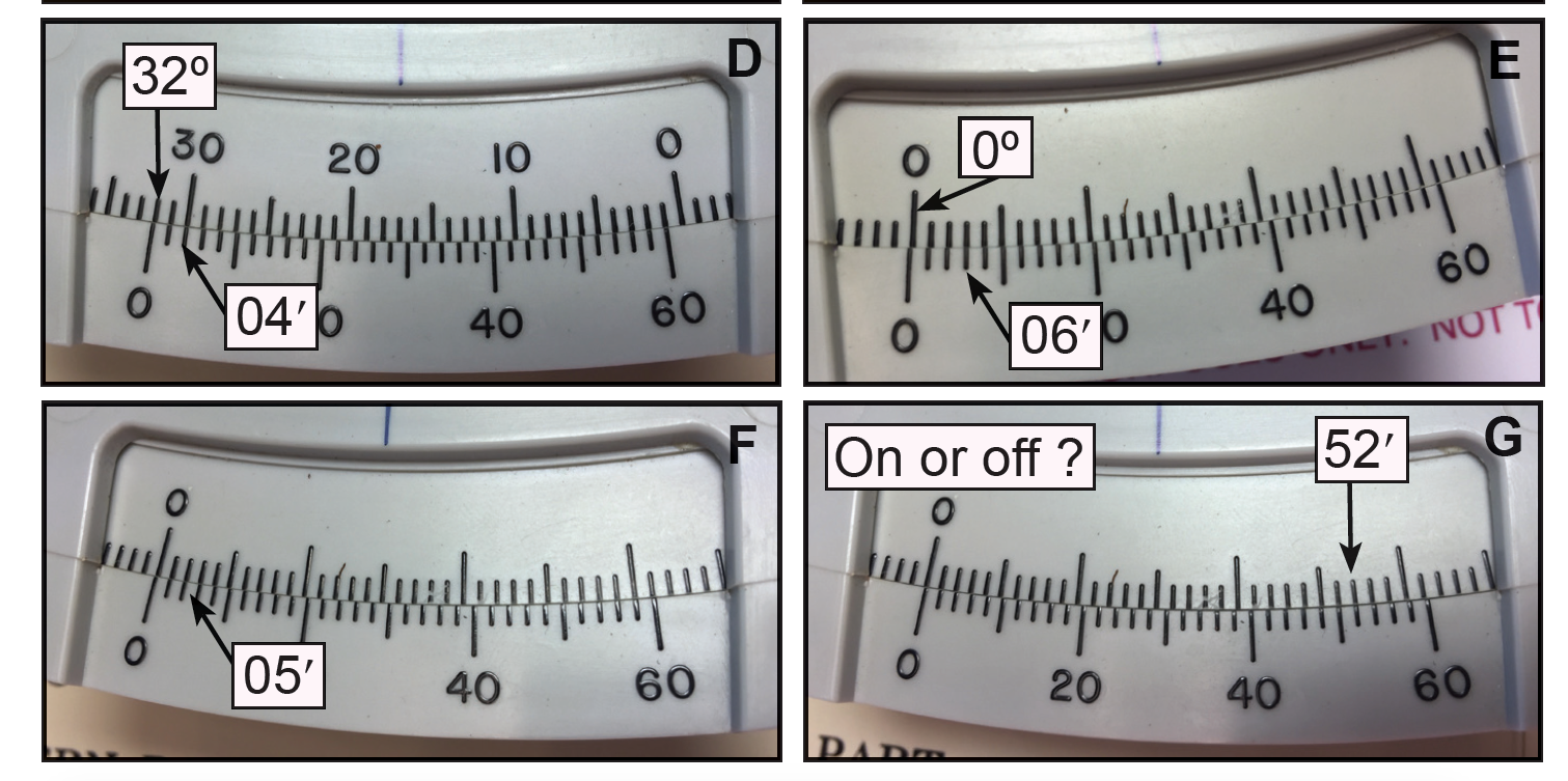 David Burch Navigation Blog: Davis Mark 3 Sextant Part 1 — How to read ...
