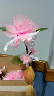 Kraftangan Bunga Stokin