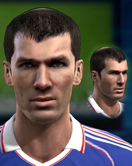 pes-modification: Zinedine Zidane Face PES 2013 by Agiga