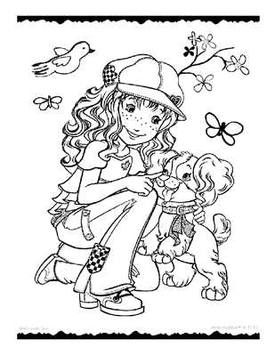 Fazendo a Minha Festa para Colorir: Meninas - Imagens para Colorir!