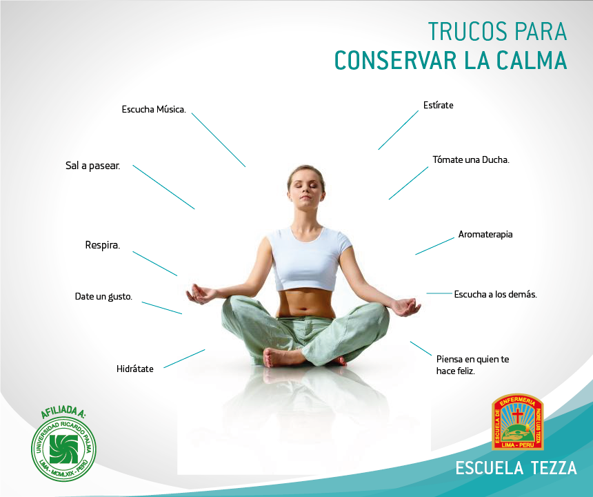 Blog de la Escuela Tezza : Trucos para Mantener la Calma [Infografía]