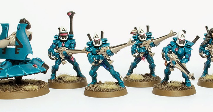 Showcase: Eldar Guardian Defender Squad of Iybraesil - Tale of Painters