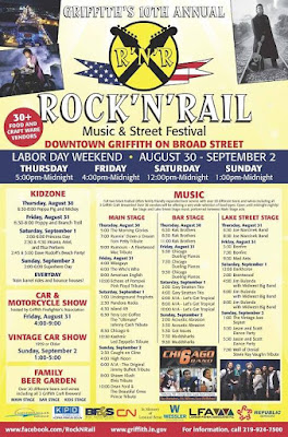 My NW Indiana and More: Griffith Rock 'N' Rail Festival 8/30/18