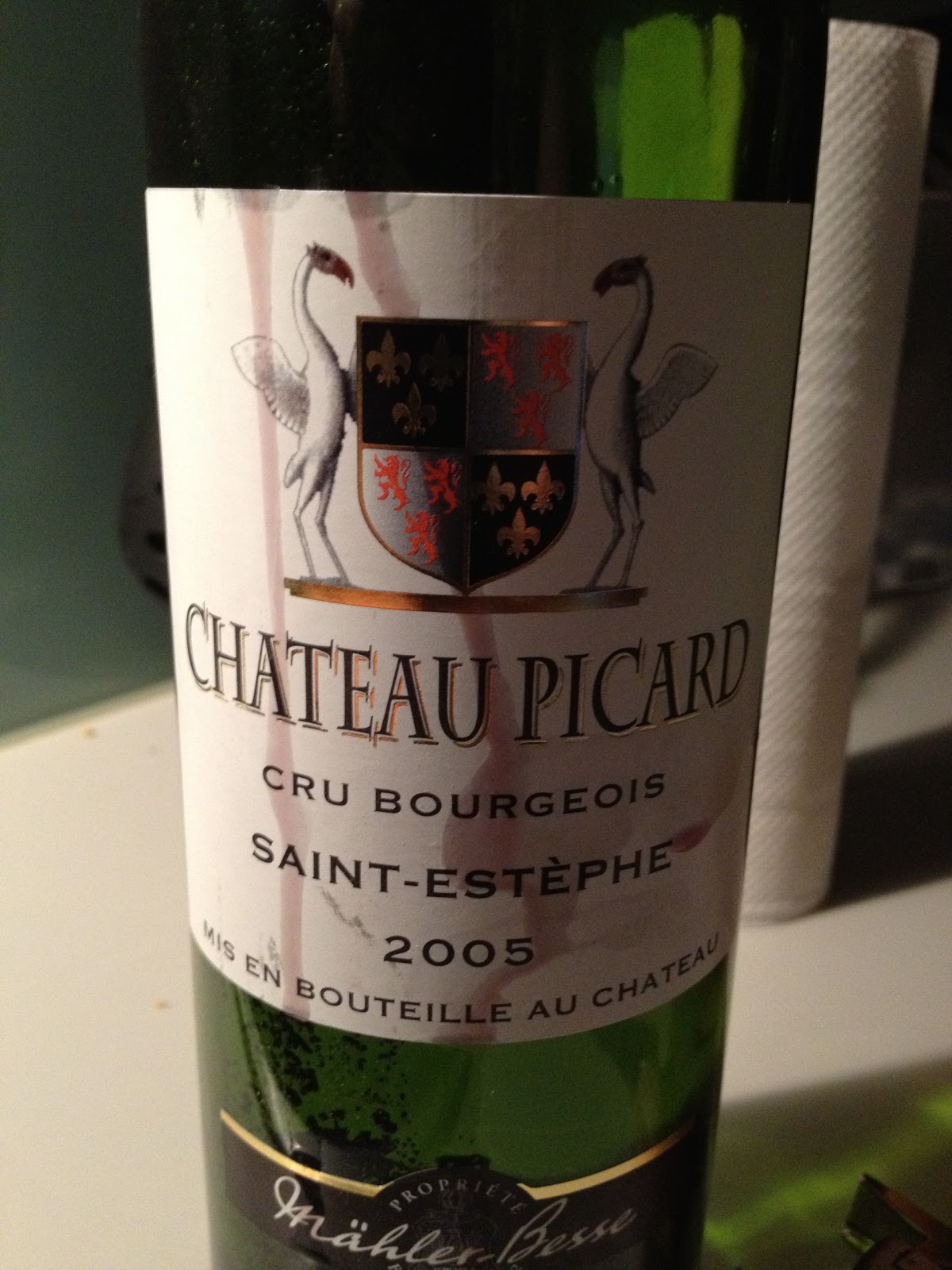 Red Wine Gems (the wine, not the posts): Château Picard 2005, Saint ...