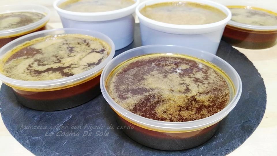 La Cocina De Sole: MANTECA COLORÁ CON HIGADO DE CERDO