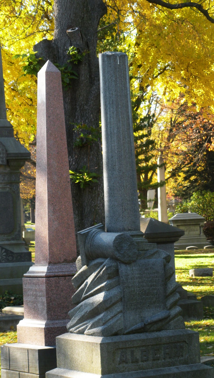 Engraved: : The Stately Column…Broken By Death