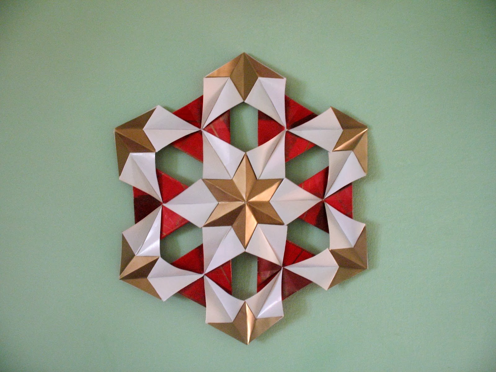ORIGAMI ART-CREATIVITY: Origami quilts/paper mosaics