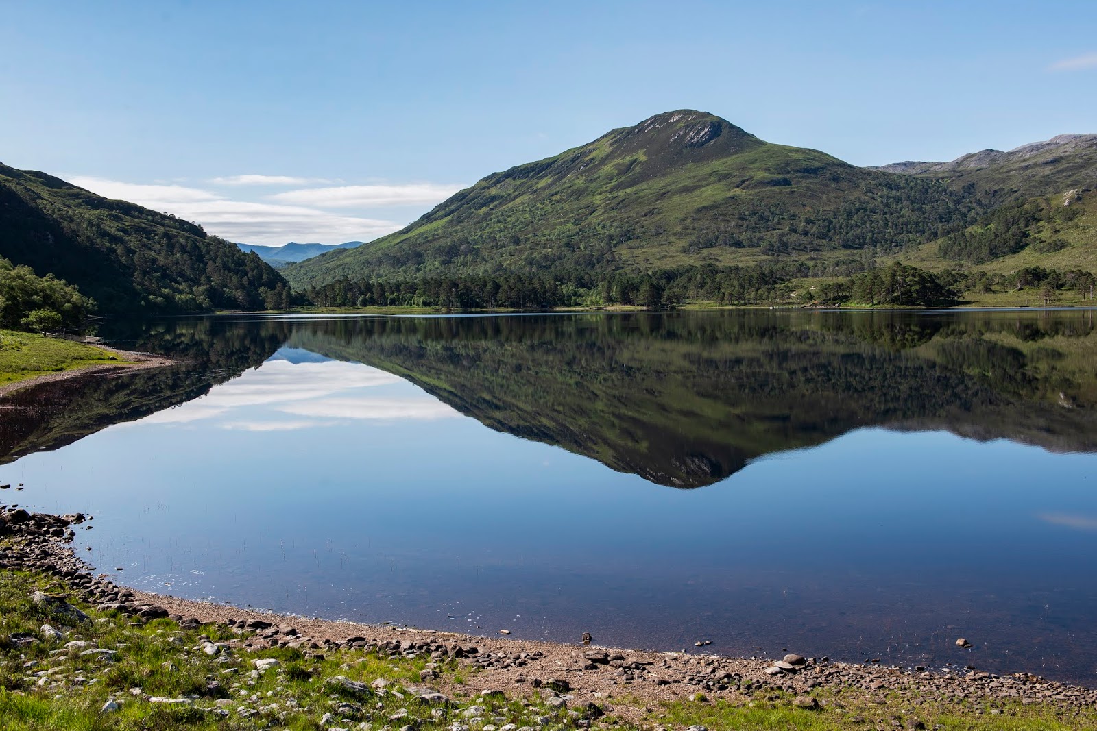 Wigtwizzle - Norman Smith's Travel Blog.: Loch Clair reflections.