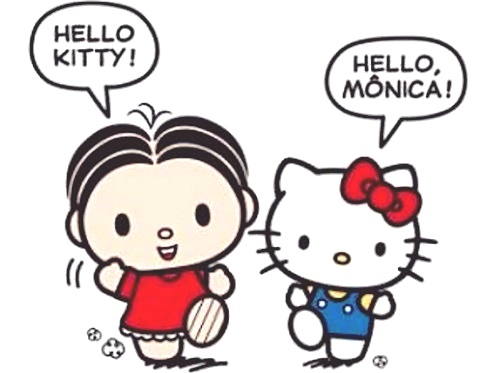 Mônica e Hello Kitty: Amigas e Parceiras