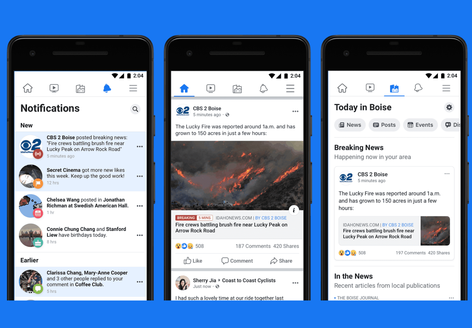 Facebook Expands its “Today In” Local News Feature to over 6,000 cities