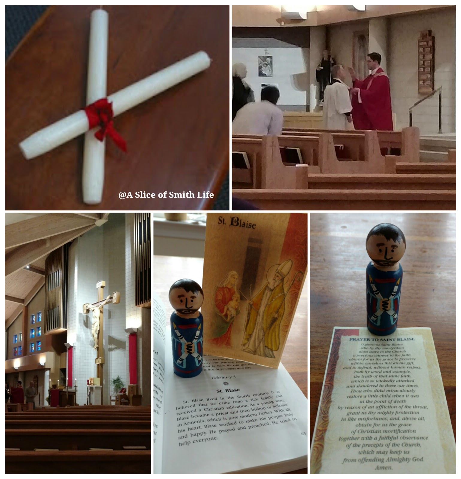A Slice of Smith Life: Getting our Throats Blessed in Honor of Saint ...