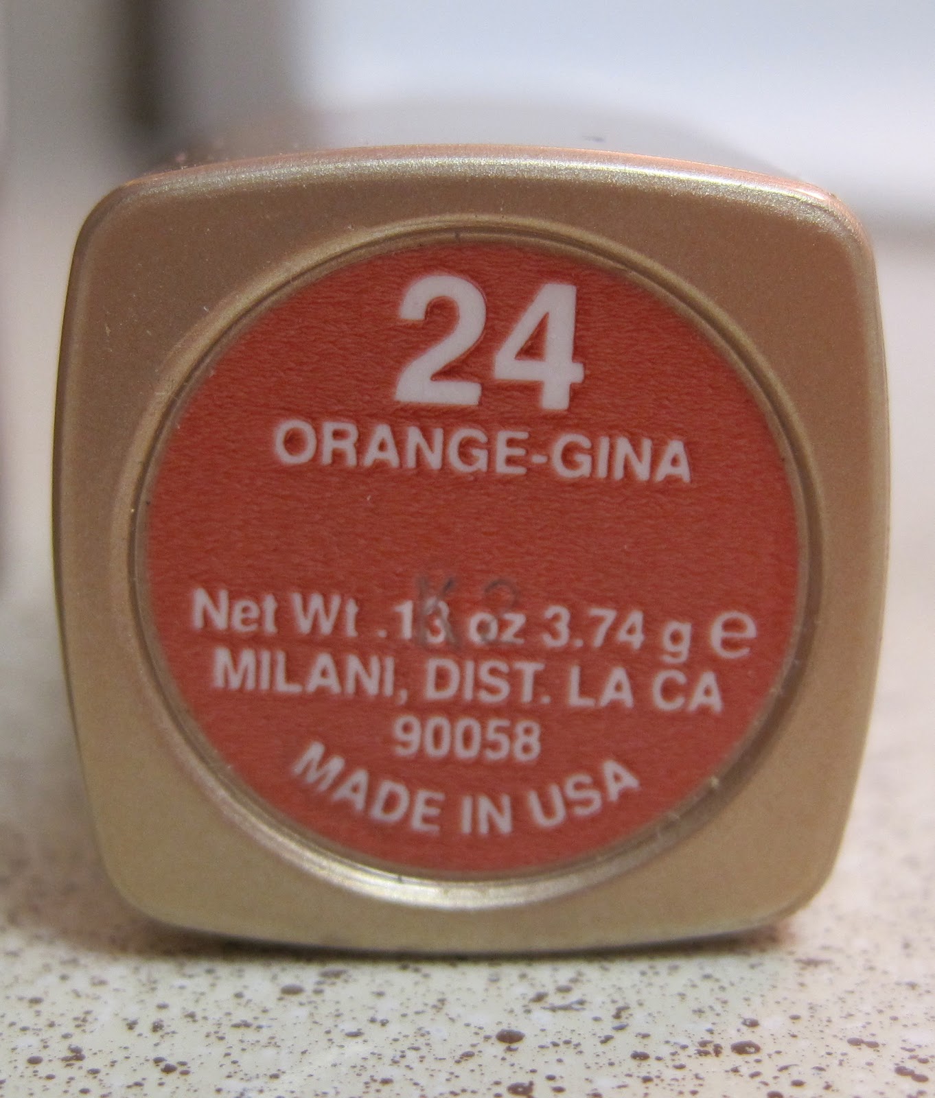 Orange Lipstick: Milani Orange Gina is a rare gem