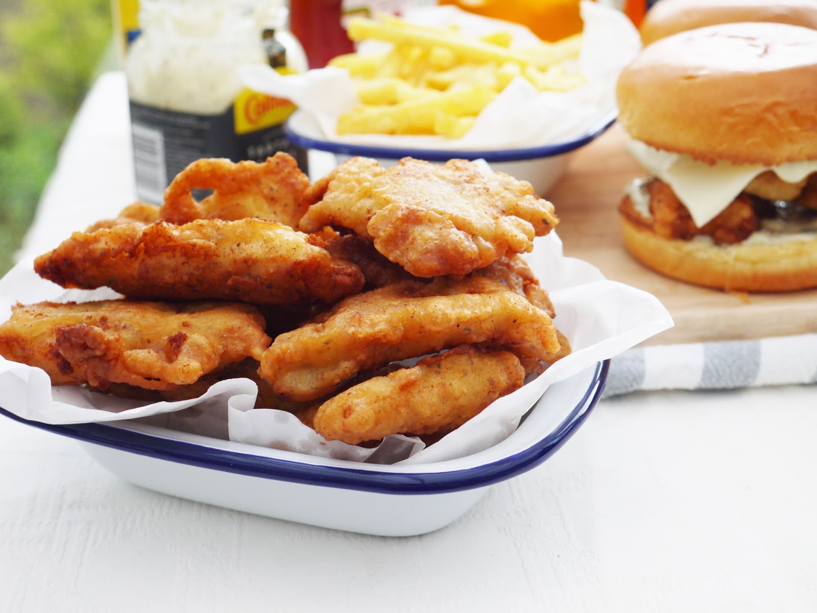 This Muslim Girl Bakes: Battered Fish Burgers.