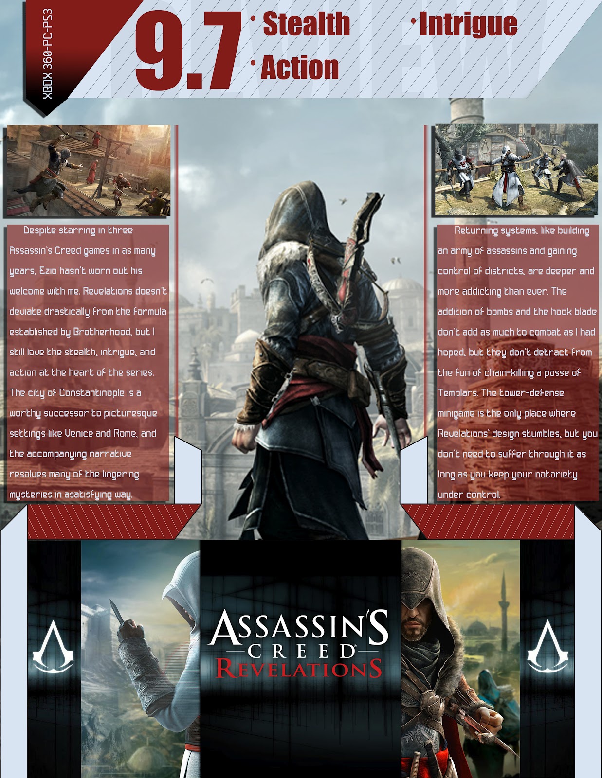 Ryan P. Harvey's Online Portfolio: Mock Game Magazine Layout