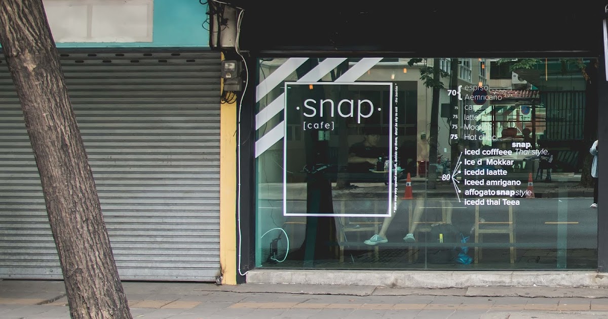"Snap Cafe" คาเฟ่ที่ให้ความรู้สึกเหมือนนั่งจิบกาแฟในบาร์เก๋ๆ ย่านสามเสน