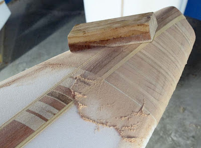 Wooden Surfboards: Tail blocks and finless fun