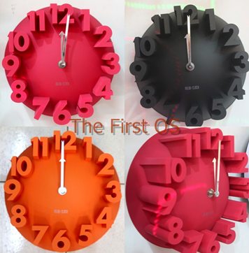 The First Online Shop: Jam Dinding Unik Angka