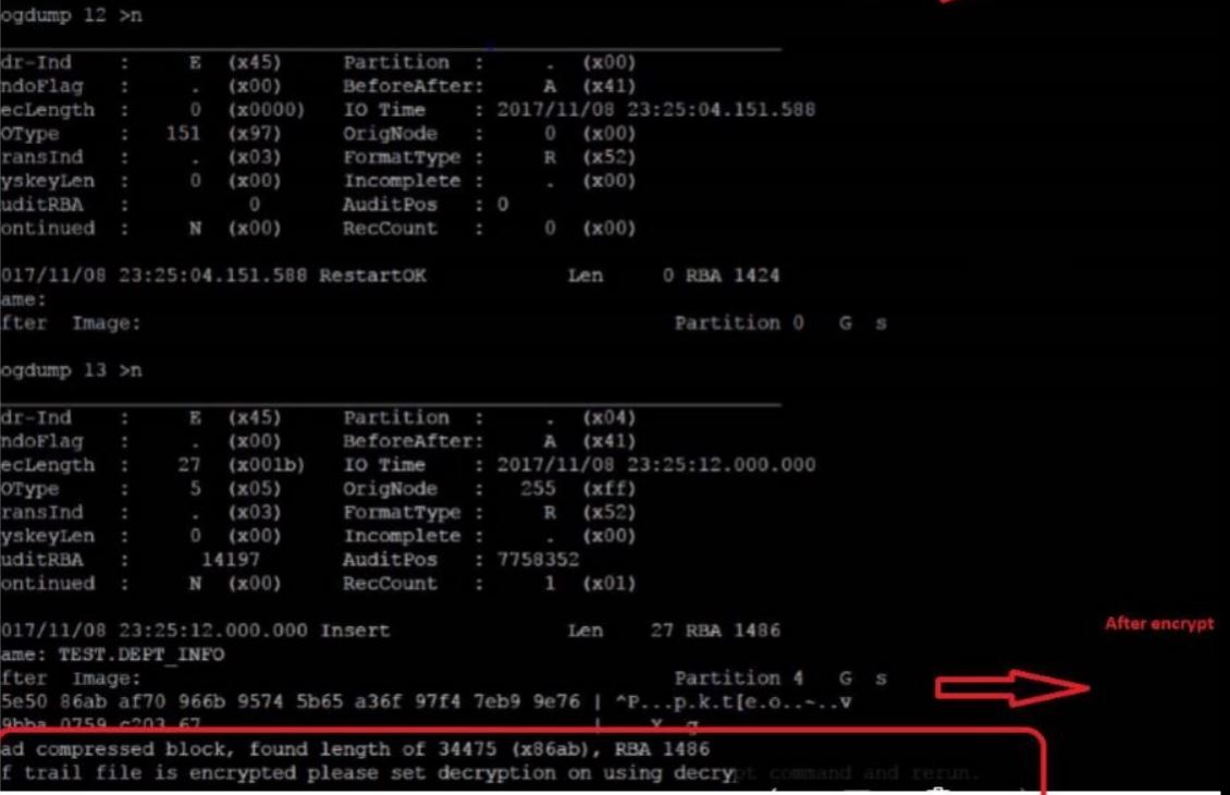 DBA's Spot | Madhu's Blog: Oracle Golden Gate Trailfile Encryption