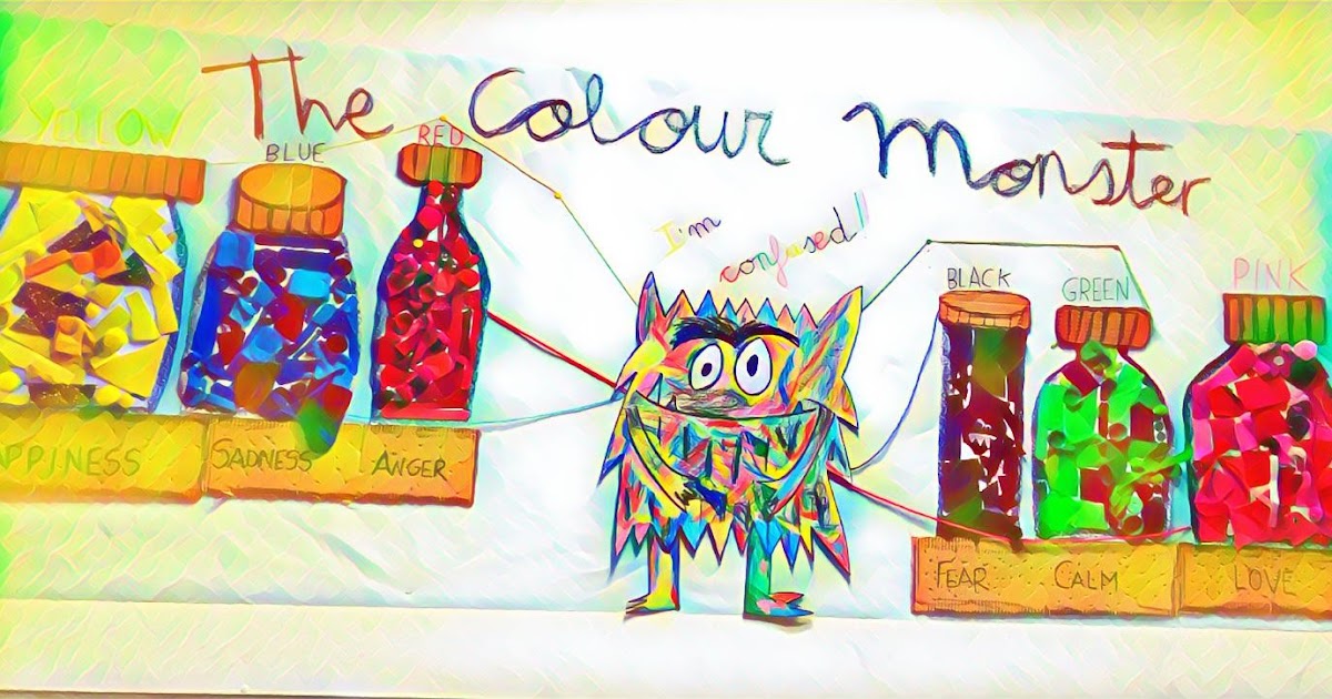 Blog for little ones: THE COLOUR MONSTER