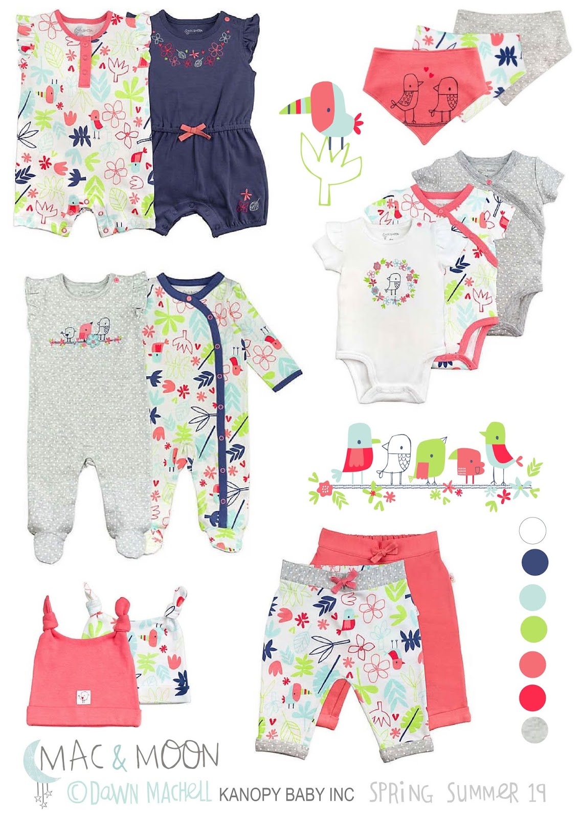 dawn machell: mac and moon baby...spring summer 2019