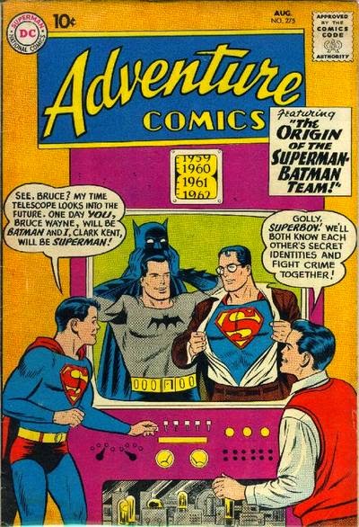 Dave's Comic Heroes Blog: Superman Batman First Meetings?