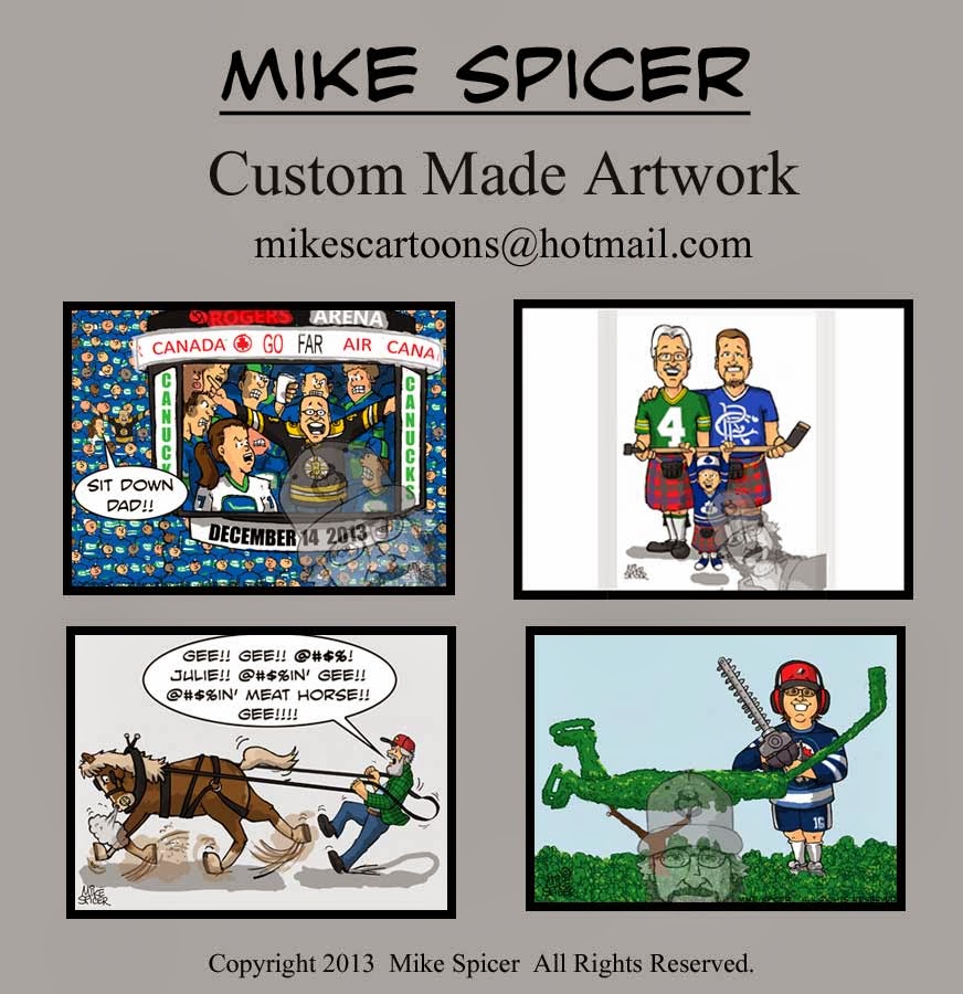 Mike Spicer Cartoonist / Caricaturist.: Mike Spicer- Custom Made Artwork