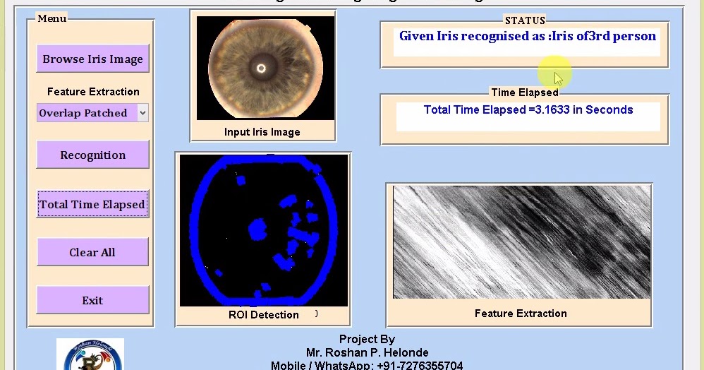 Matlab Code For Iris Recognition Using Image Processing Full Source
