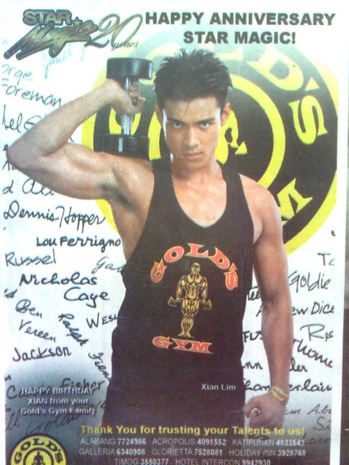 Miong21 @ Blogspot: Xian Lim for Gold's Gym