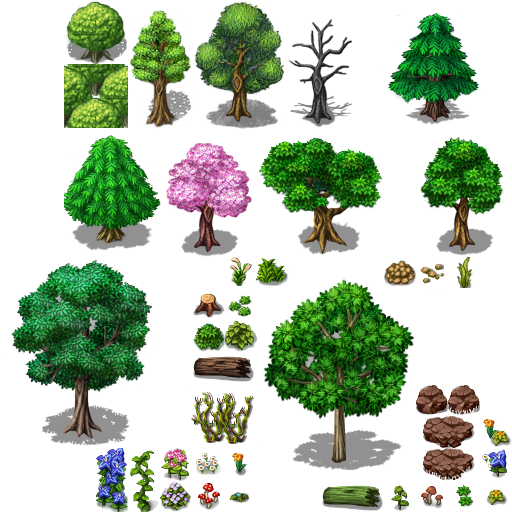 RPG maker Z: Tilesets: Nature