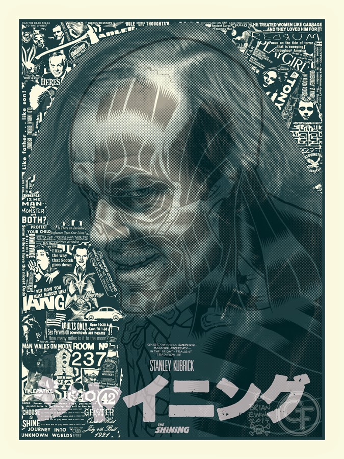INSIDE THE ROCK POSTER FRAME BLOG: Brian Ewing The Shining & Pyscho ...
