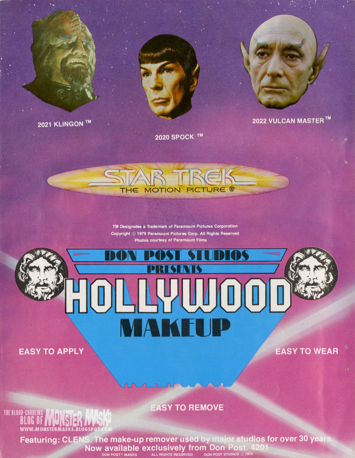 1980 Don Post Studios Catalog | Blood Curdling Blog of Monster Masks