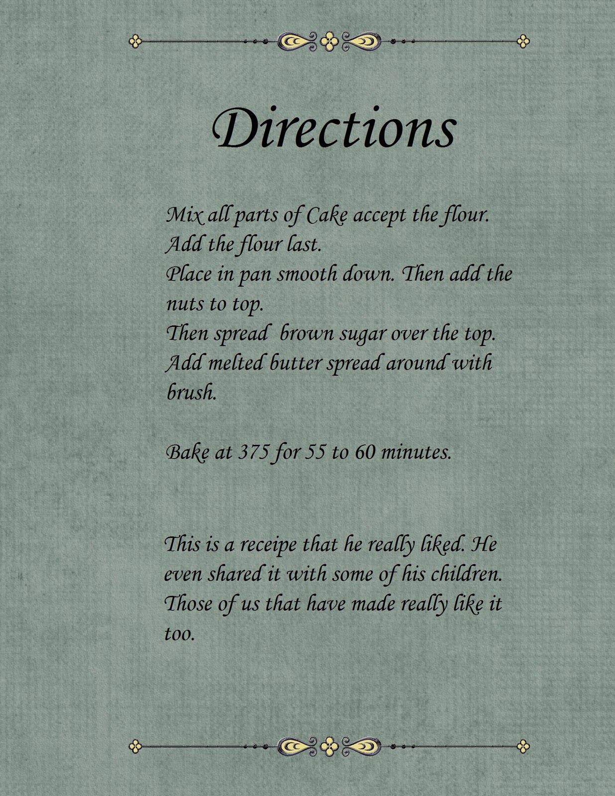 Heritage Collector Storybook: Family Heirloom Cookbook Template