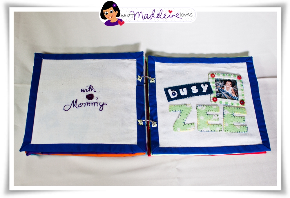 what madeleine loves: Zee's Quiet Book