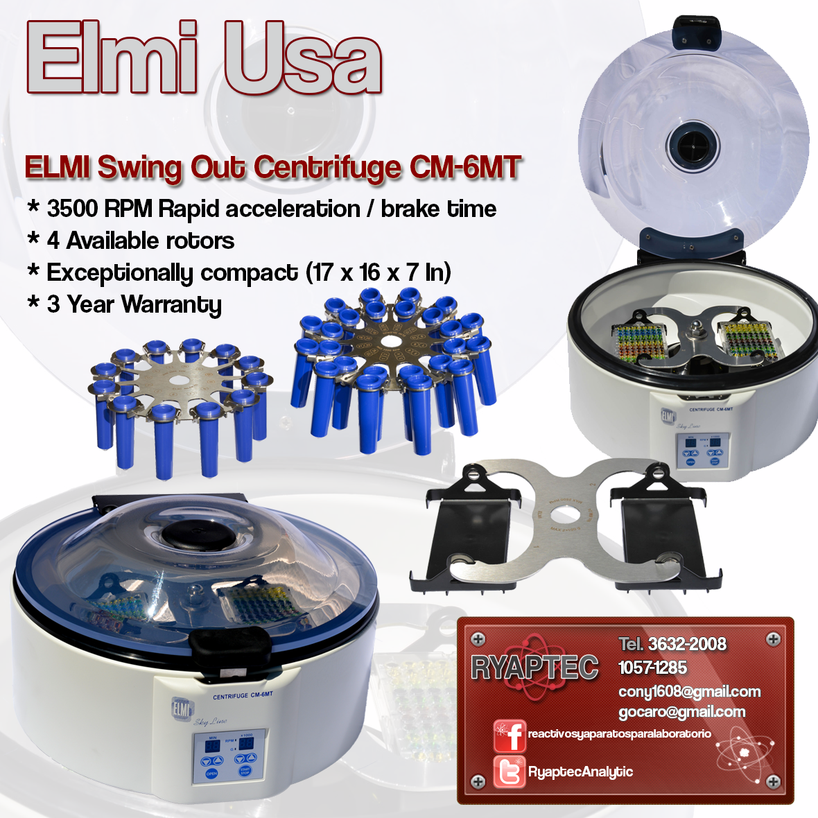 Reactivos y Aparatos Tecnológicos: Marca ElMI ¡Somos Representantes en ...