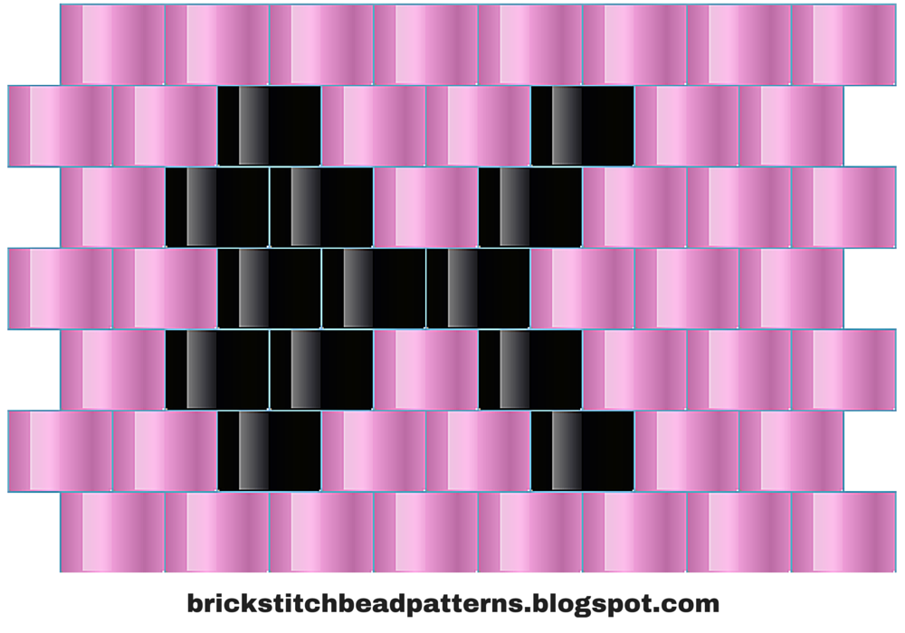 Brick Stitch Bead Patterns Journal: K - Alphabet 1 Free Brick Stitch ...